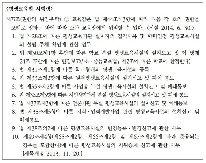 원격형태 평생교육시설이란 신고절차 및 서류 네이버 블로그