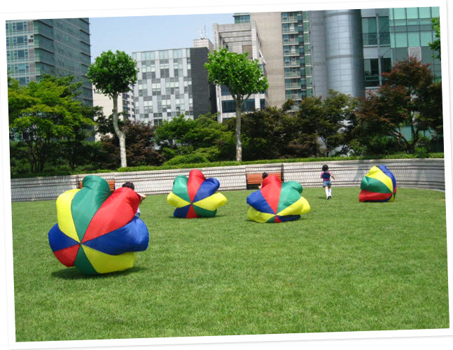 아이소파 유아체육교구 비대면 체육활동 1인플레이 아이짐 가방낙하산 달리기 놀이 네이버 블로그