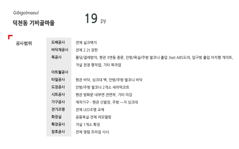 부산 북구 덕천동 기비골마을 19평인테리어 복도식 아파트 네이버 블로그