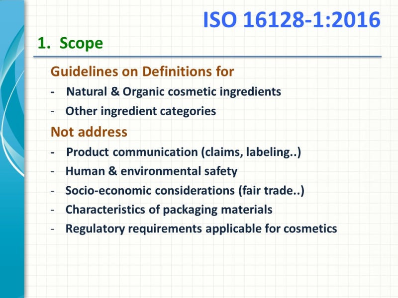 ISO 16128(천연·유기농 화장품 원료&화장품) 인증의 이해(1) : 네이버 블로그