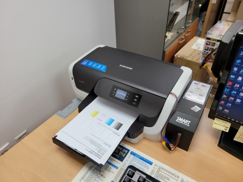 삼성 SL-J3520W A4 프린터 칩없이 구동되는 기업형 No Chip 전환 출장수리 완료 (서대문구 신촌 세브란스병원 연세의료원) : 네이버 블로그