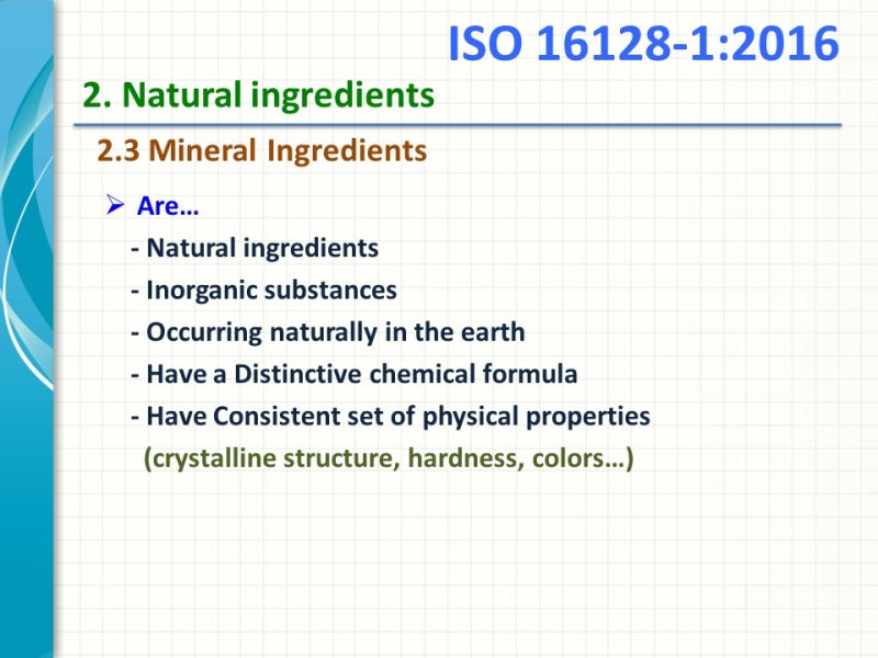ISO 16128(천연·유기농 화장품 원료&화장품) 인증의 이해(1) : 네이버 블로그