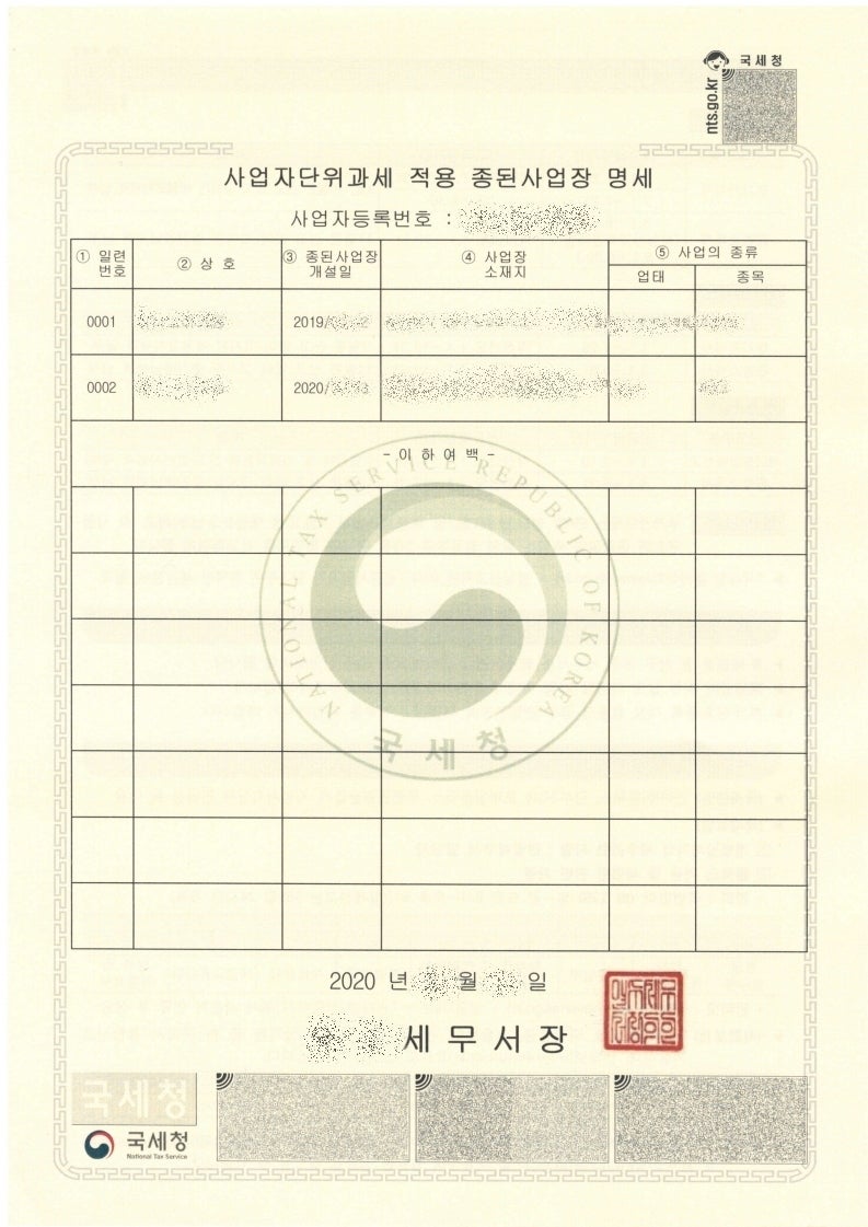 사업자단위과세 사업장이 여러개인 경우 하나로 관리종된 사업장 추가 네이버 블로그