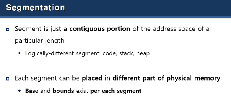 Operating System [28] Segmentation : 네이버 블로그