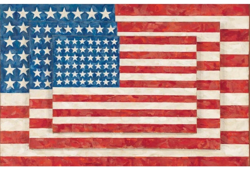 Three Flags, Jasper Johns, 1958 : 네이버 블로그