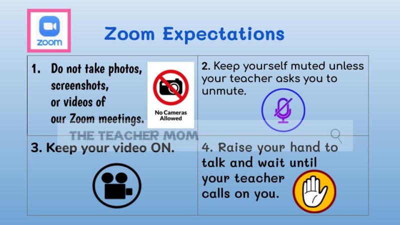 온라인 영어 수업을 위한 교실 영어 Zoom English! - Zoom Signs 공유 : 네이버 블로그