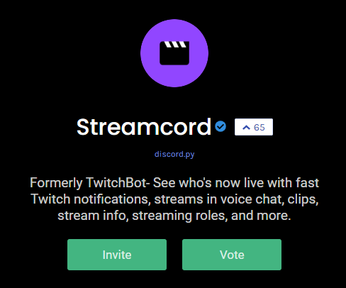 [디스코드 봇 TIP!] Streamcord - 트위치 알림, 방송인 관리 봇! : 네이버 블로그