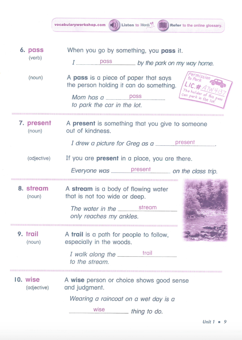 Vocabulary Workshop Purple 엄마표로 공부하기 : 네이버 블로그