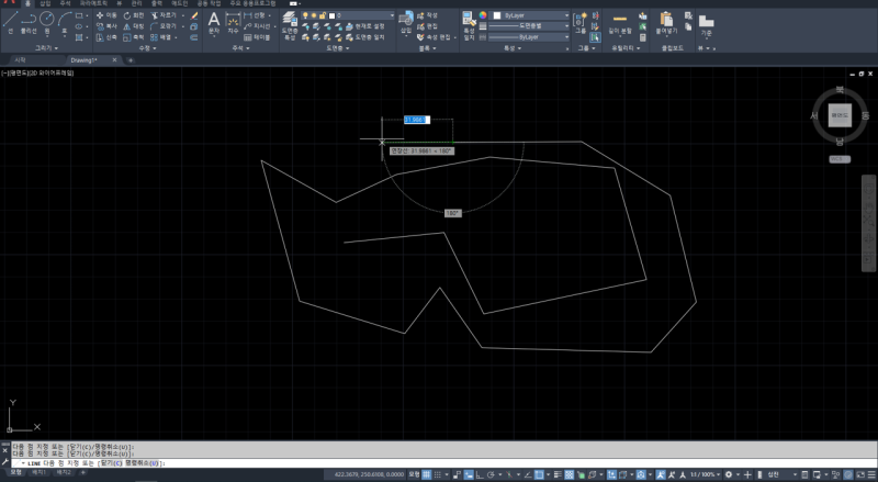 Autocad 오토캐드 선 좌표 Line 네이버 블로그