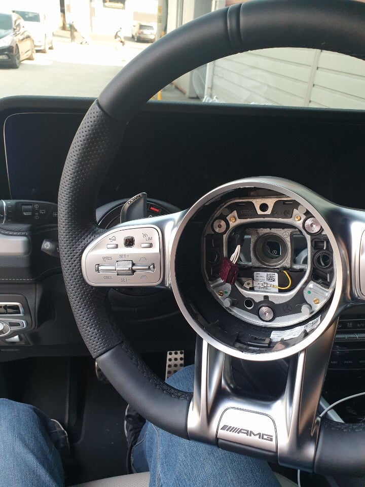 벤츠 G클래스 G63 Amg W463b 핸들가죽교체 네이버 블로그