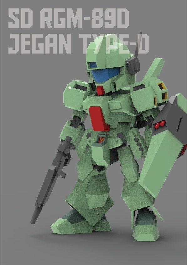 [후원판매] SD RGM-89D Jegan Type-D : 네이버 블로그