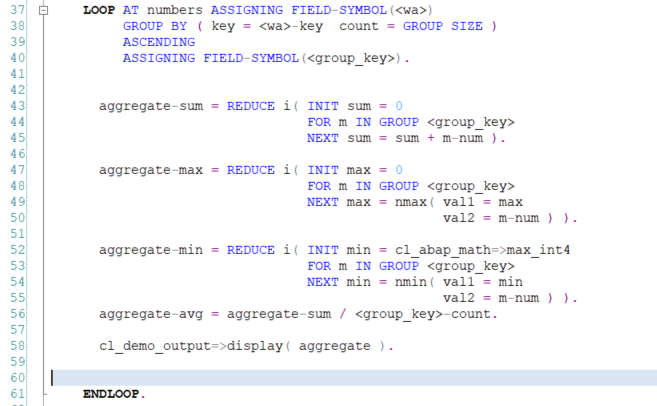 [SAP ABAP] LOOP AT GROUP BY : 네이버 블로그