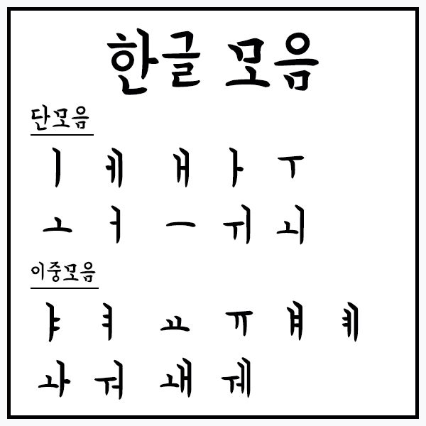 [한글 자음 모음] 한글의 자음 모음 개수와 순서까지 알아보자! : 네이버 블로그