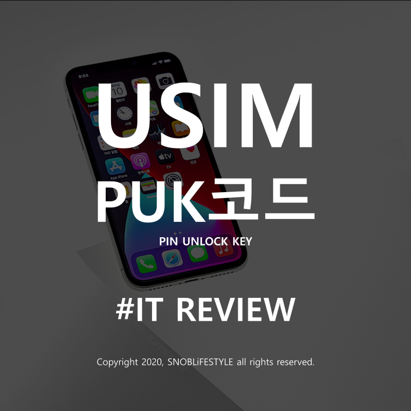 아이폰 USIM PIN 유심 비밀번호 해제 PUK 코드 : 네이버 블로그