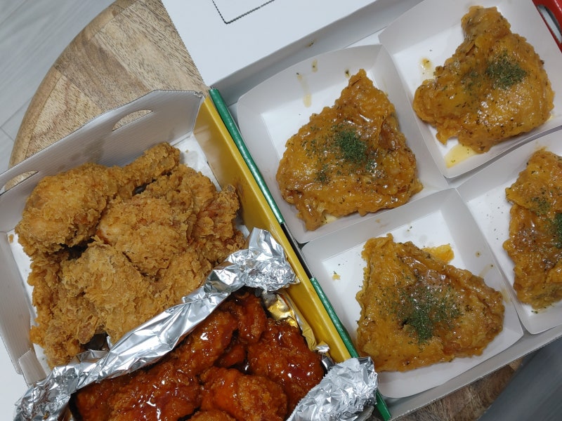 비비큐bbq 메이플버터갈릭 황금올리브 치킨 솔직후기 네이버 블로그