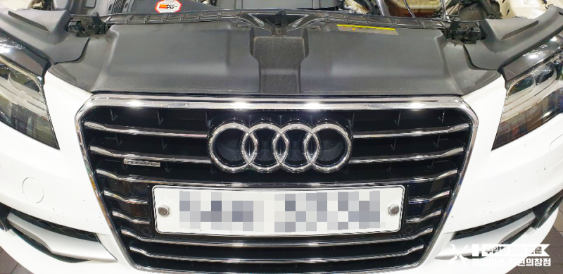 창원 수입차 정비 아우디 A7 30 Tdi Quattro 차체 핸들 떨림 하체 소음 찌그덕 소리 엔진 마운트 미미