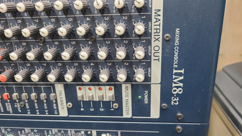 YAMAHA iM8-32 야마하 32채널 아나로그 콘솔 : 네이버 블로그