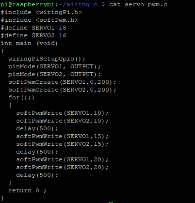 WiringPi와 C언어를 이용한 서보모터 제어(feat. PWM) : 네이버 블로그