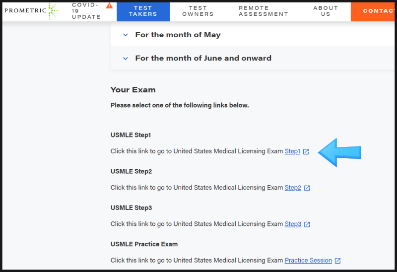 [USMLE Step 1] 3. 시험 날짜 지정하기 feat. Prometric center : 네이버 블로그