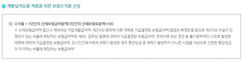 산재보험료율과 재해율 계산 방법 결정통지서 산재예방요율제도 네이버 블로그