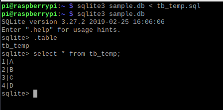 라즈베리 파이 - SQLite3 설치와 간단한 사용법 : 네이버 블로그