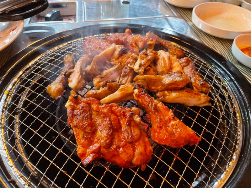 중랑 사가정역 맛집 국내산 닭다리로 만든 진미 숯불 닭갈비 33인분 네이버 블로그