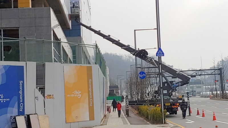 고소작업차 고소작업대 장착 스카이차 스카이 장비 네이버 블로그