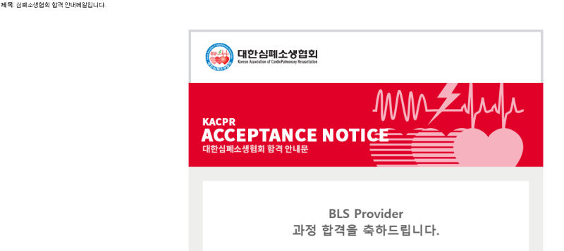BLS provider 교육 이수증 발급 방법 (feat. (사)라이프가드 코리아) : 네이버 블로그