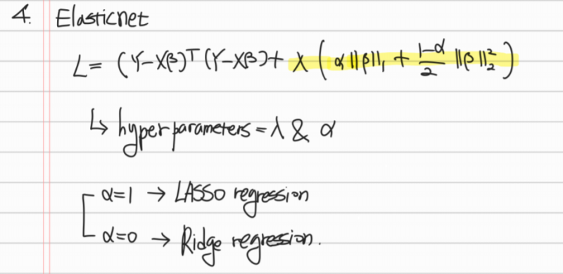 [머신러닝] Ridge, LASSO & Elasticnet Regression 개념편 : 네이버 블로그