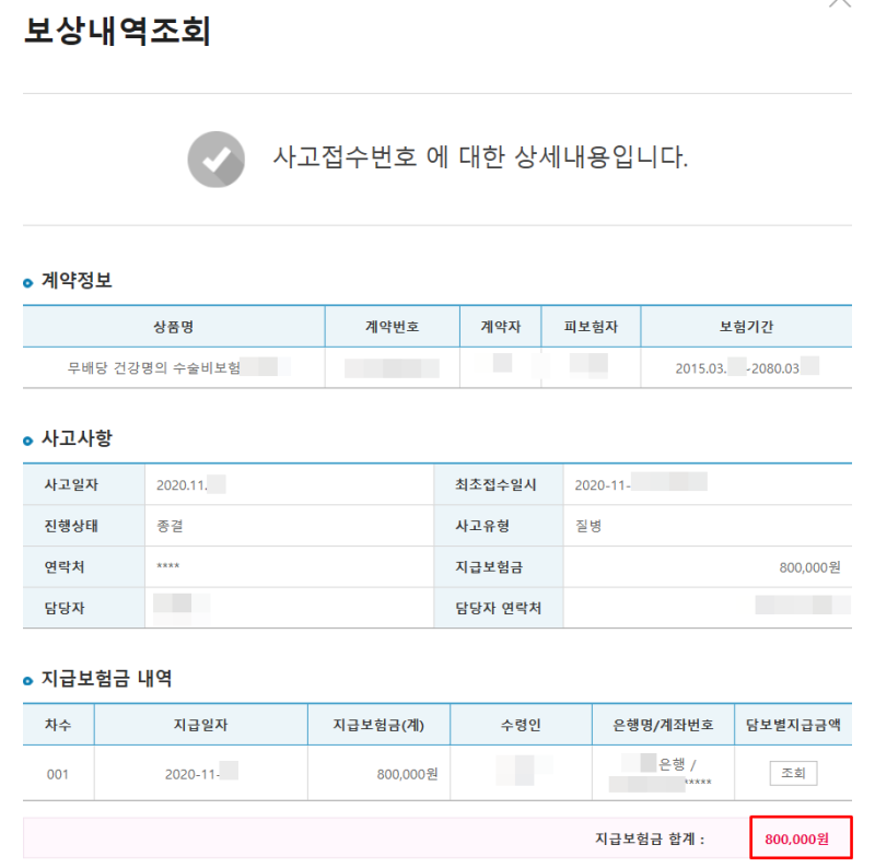 보험tip D125 구불결장의 양성신생물선종 수술비 보험금 400만원 보상사례 네이버 블로그