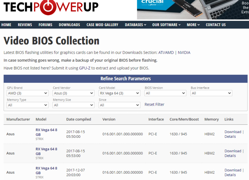[PC] ATIFLASH 사용법 / AMD 그래픽카드 바이오스 롬 플래싱 : 네이버 블로그