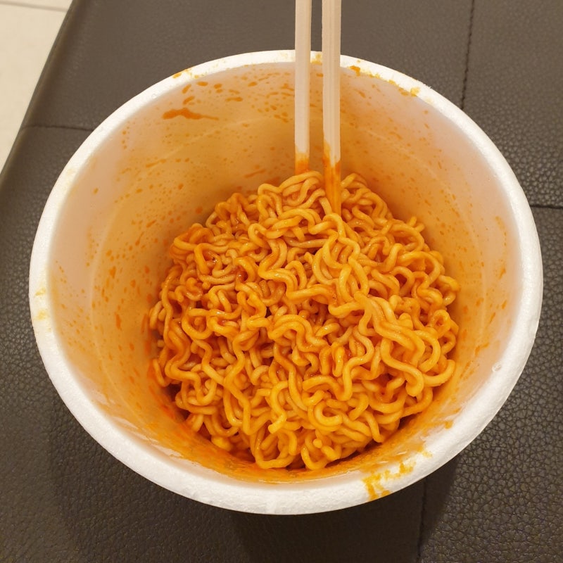오뚜기 스파게티 컵라면 칼로리열량 영양성분 정보 조리법 스파게티면 라면 네이버 블로그
