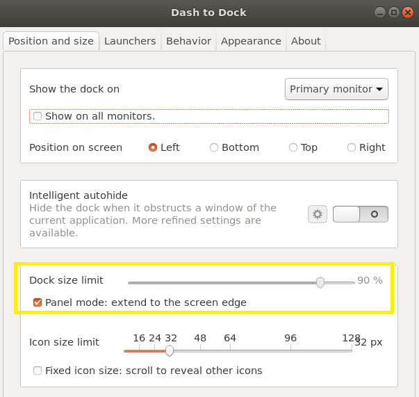 Ubuntu 에서 Tweak 설정 (작업표시줄, panel-mode) : 네이버 블로그