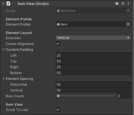 [Unity] 재사용 및 무한 스크롤이되는 스크롤 뷰 : ListView : 네이버 블로그