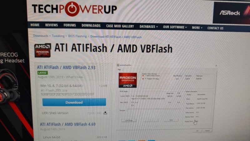 AMDVBFLASH(ATIFlash)사용해 RX470 채굴에디션 RX570로 바이오스플래시 변신 : 네이버 블로그