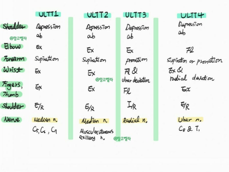 위팔긴장검사정리(ULTT or ULNT) : 네이버 블로그