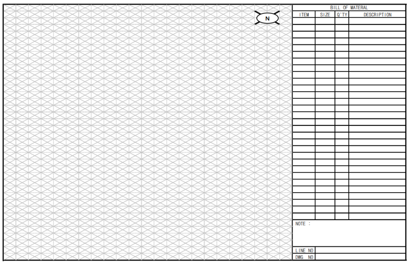 Piping ISO Drawing - 배관 등각투상도 [아이소 도면] : 네이버 블로그