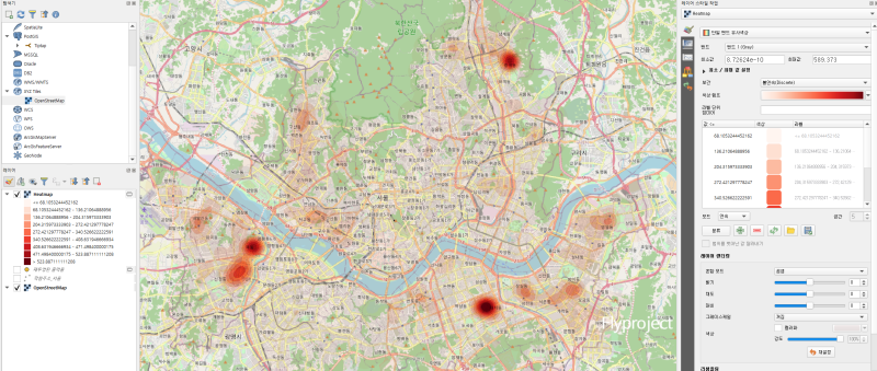QGIS 기초 사용 방법 - HEAT MAP(열지도) 그리기 : 네이버 블로그