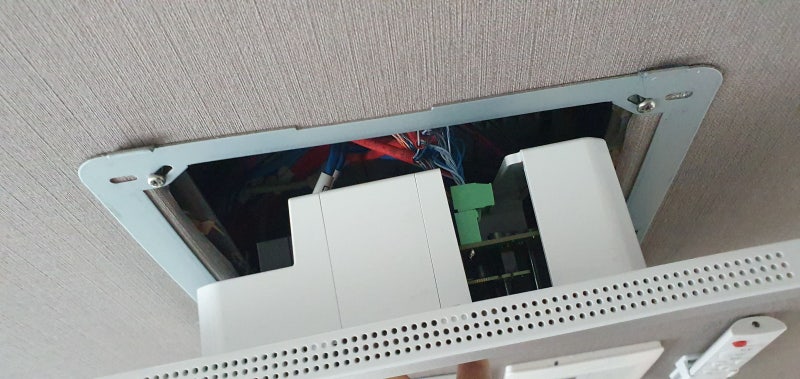 아트월 Led 벽시계 셀프 장착 전원선 매립 쉽게 하는 방법 팁 네이버 블로그