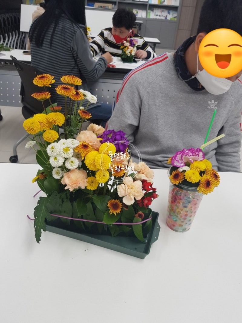 안동원예치료수업 특수아동 꽃꽂이 대구 경북 영주 예천 김천 구미 문경 제천 봉화 원예활동 네이버 블로그