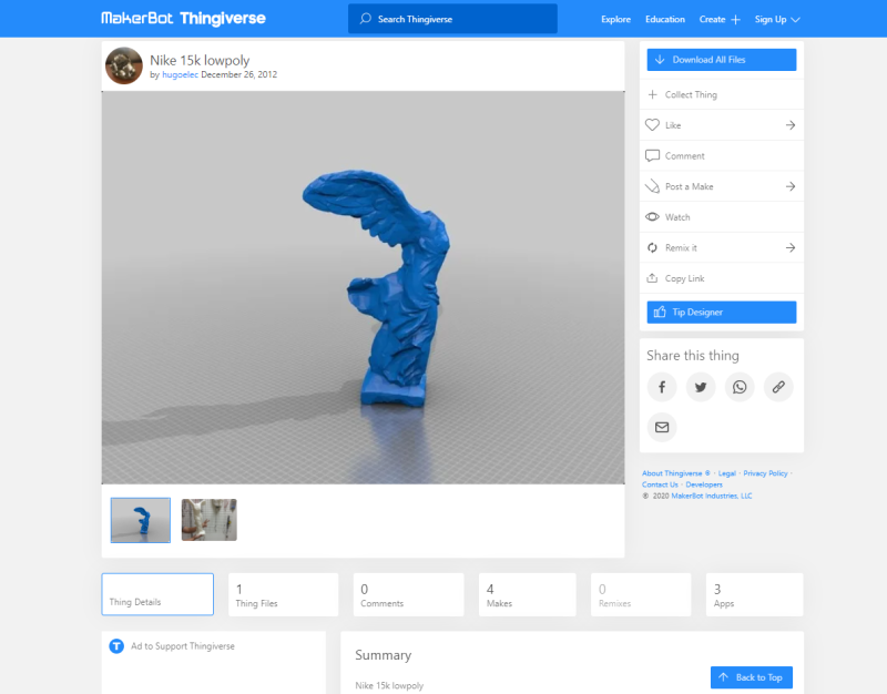무료 3D모델링 사이트 싱기버스(Thingiverse) : 네이버 블로그