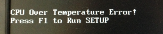 CPU Over Temperature Error! 오류 원인과 해결 방법 : 네이버 블로그