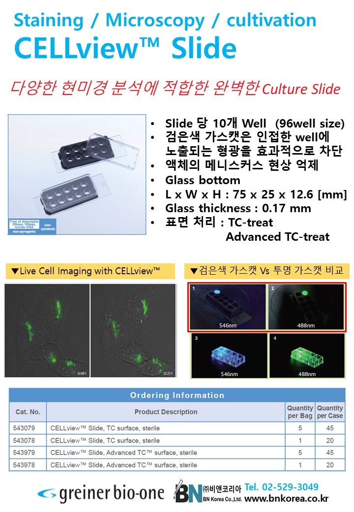 [Greiner bio-one]완벽한 Culture Slide ; CELLview™ : 네이버 블로그