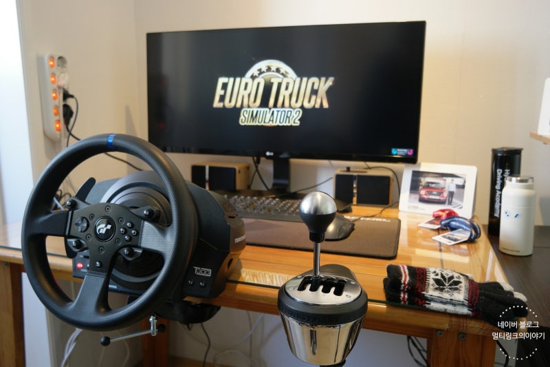 레이싱휠 트러스트마스터 T300 RS GT + TH8A 쉬프터 구입과 개봉 (지티기어) : 네이버 블로그