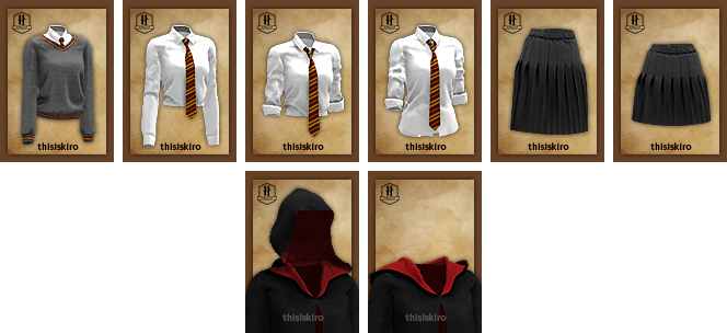 Kiro_Hogwarts uniform set (remaster) +Kids version : 네이버 블로그