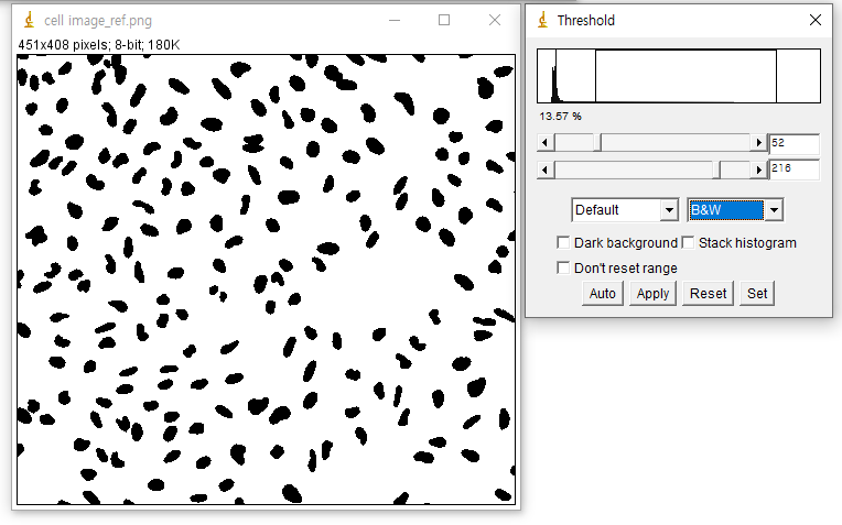 IMAGEJ 사용법, COUNTING : 네이버 블로그