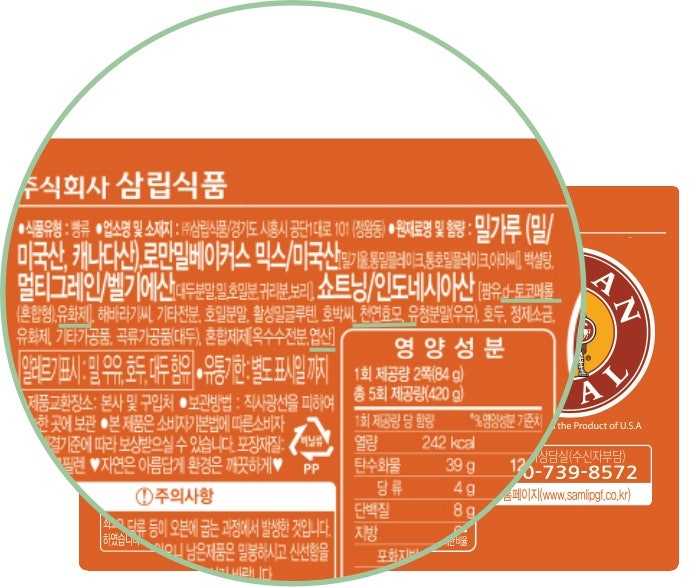 칼로리말고 팩트체크 로만밀통밀식빵 영양정보 통밀 함량은 네이버 블로그
