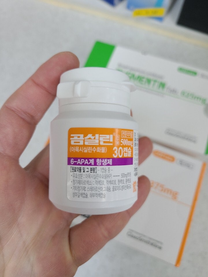 오구멘틴정과 곰실린캡슐 페니실린계 항생제에 대한 이야기를 들려드릴게요 네이버 블로그