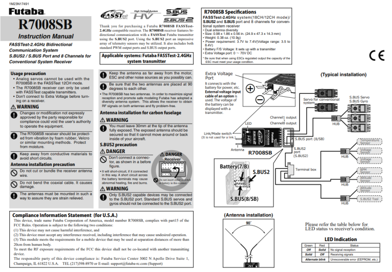 Futaba Receiver R7008SB : 네이버 블로그