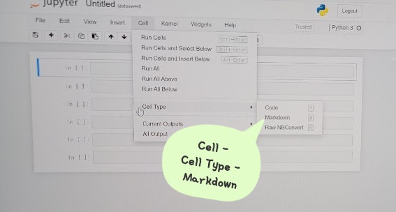 주피터 노트북 / 마크 다운 (Markdown) 사용하기 : 네이버 블로그